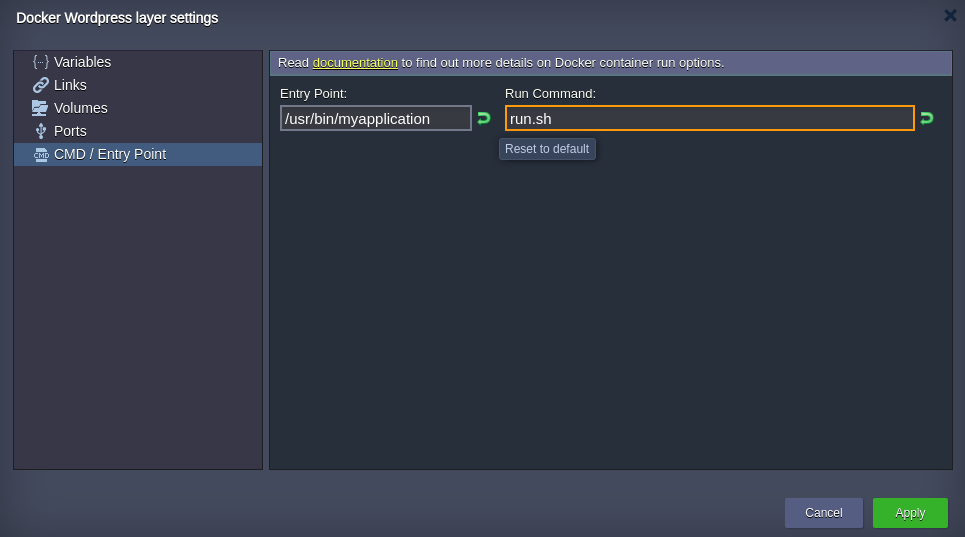 CMD / Entry Point – Bitss Cloud Billing & Support Central